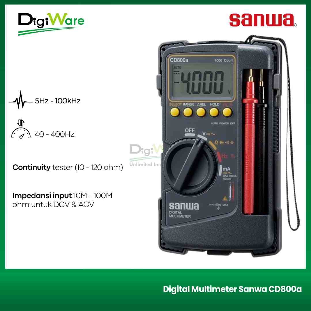 How To Use Sanwa Cd800a Digital Multimeter